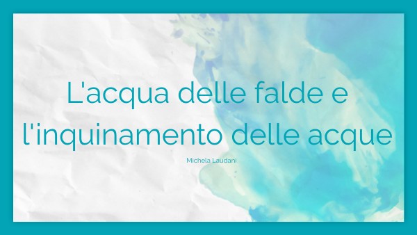 WATERY PRESENTATION | Genially