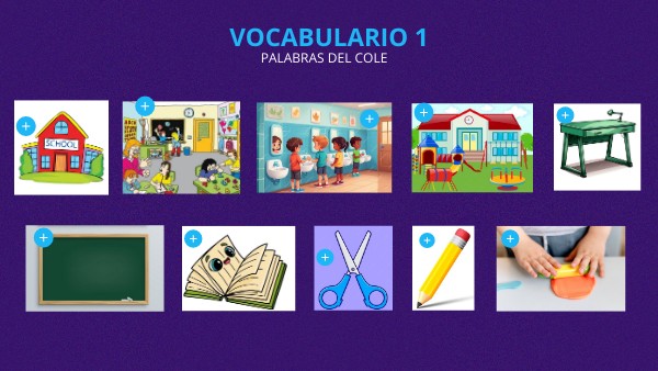 vocabulario colegio