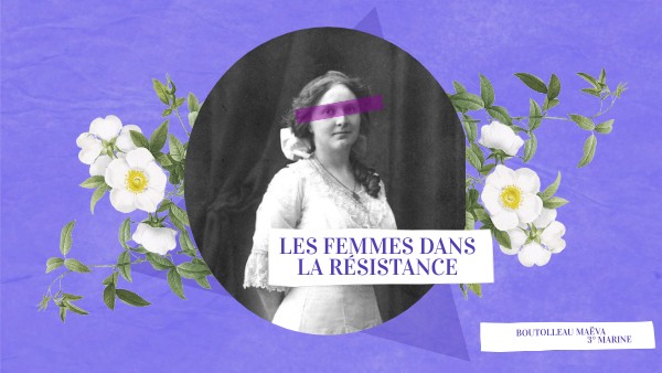 les femmes dans la résistance