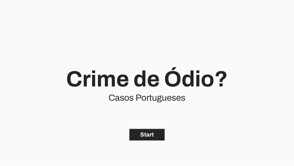 Crime de Ódio | Genially
