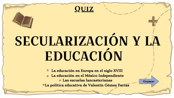 SECULARIZACIÓN Y LA EDUCACIÓN | Genially