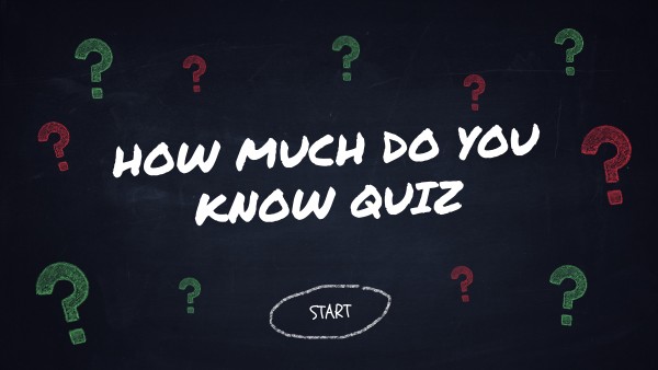 How much do you know quiz