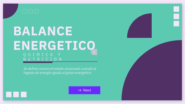 balance energetico | Genially