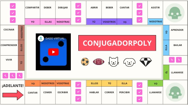CONJUGADORPOLY | Genially