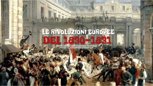 le rivoluzioni europee del 1830/1831