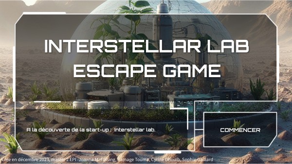 INTERSTELLAR ESCAPE GAME