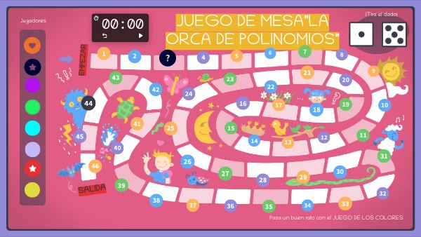 JUEGO DE MESA PARA NIÑOS "LOS COLORES" | Genially