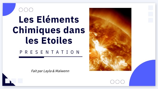 Exposé physique étoile | Genially