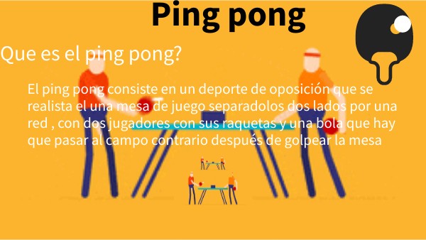 Ping pong
