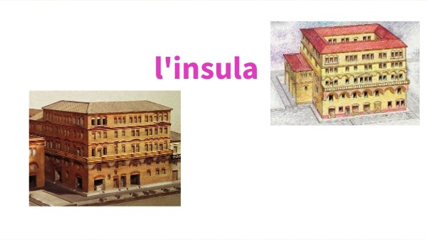 insula exposé latin