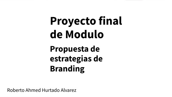 PROYECTO FINAL DE MODULO | Genially