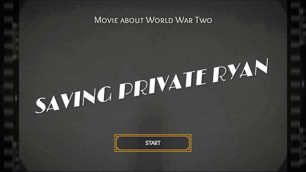 Presentation Saving Private Ryan