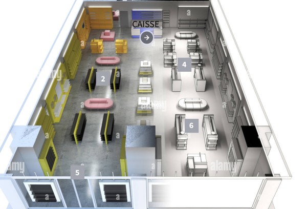 Magasin Zara interactif démarque