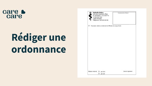 Rédiger une ordonnance