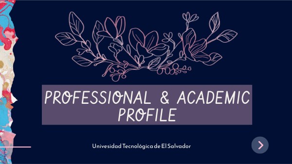 Professional & Academic Profile | Genially