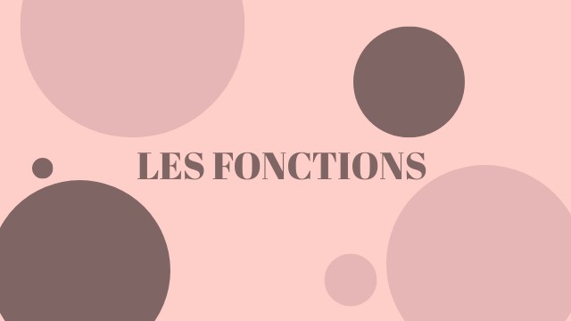 les fonctions | Genially