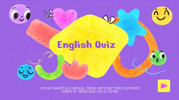 body parts 1st grade | Genially