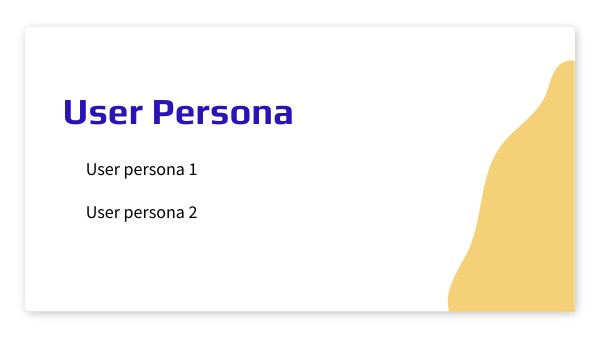 USER PERSONA