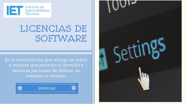 Tipos de Licencias - Software | Genially