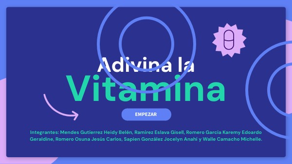 ADIVINA LA VITAMINA