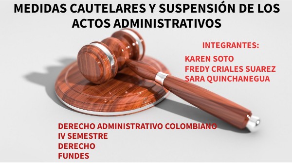 MEDIDAS CAUTELARES | Genially