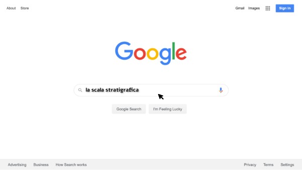 LA SCALA STRATIGRAFICA 3A