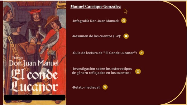 Trabajo "El Conde Lucanor"