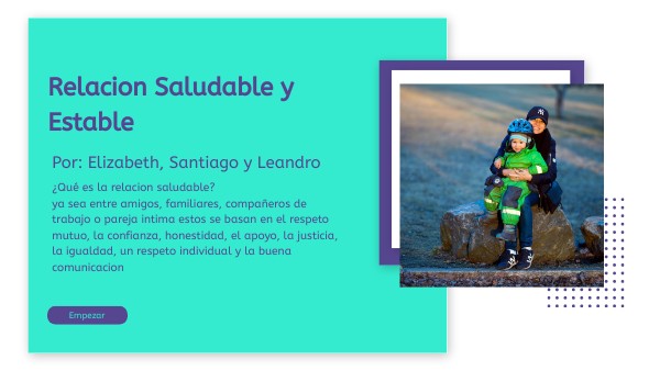 relacion saludable | Genially