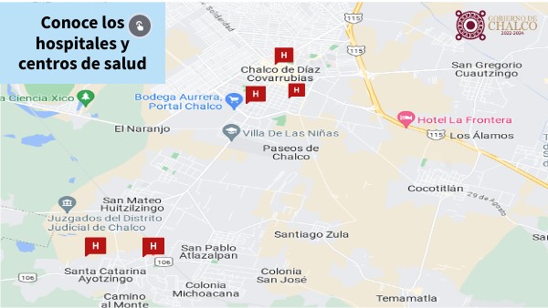 Mapa Interactivo Hospitales y Centros de salud | Genially