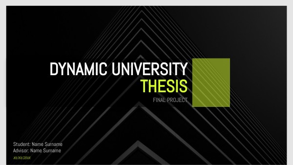 Dynamic University Thesis