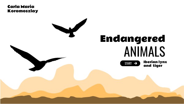 Presentation Endangered Animals | Genially