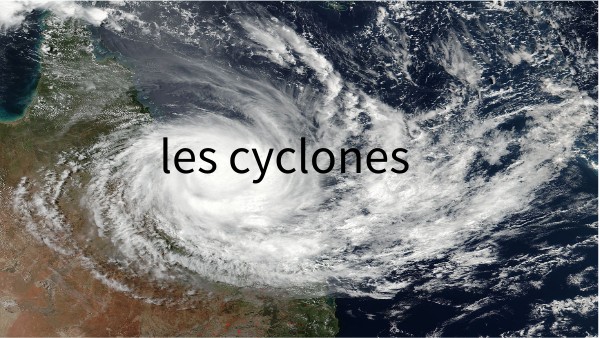 le risque des cyclone Catalina Izan Hayan