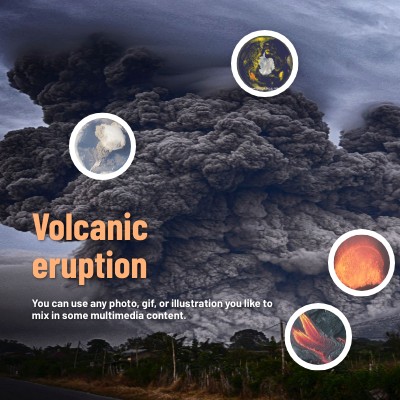 Volcanic eruption