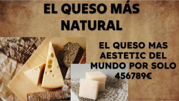PRESENTACIÓN GENIAL DE QUESO