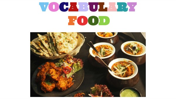 Vocabulary Food | Genially