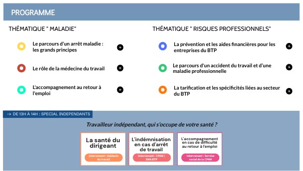 Programme salon professionnel