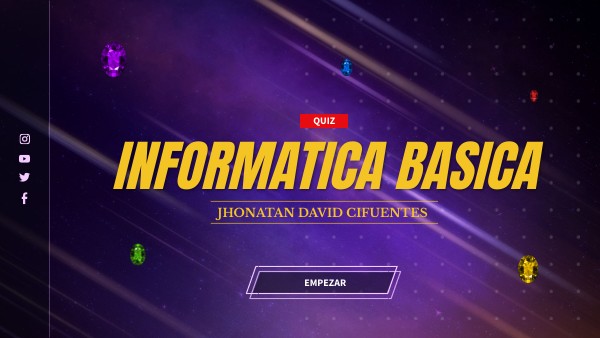 QUIZ INFORMATICA BASICA | Genially