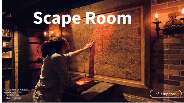 scape room equipo