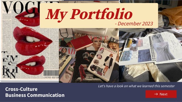 My portfolio CCBM