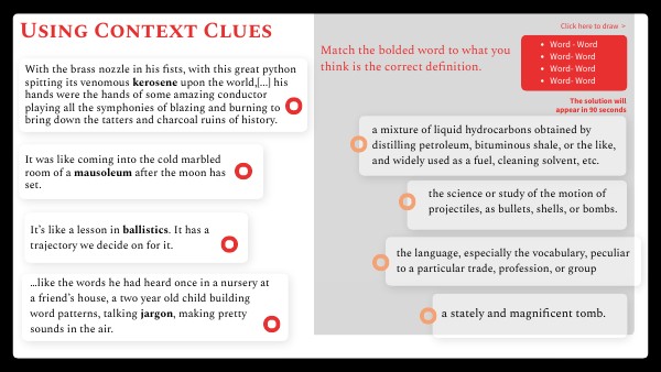 Using Context Clues | Genially