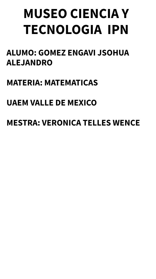 ENSAYO MUSEO IPN