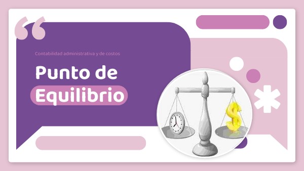 Punto de equilibrio | Genially