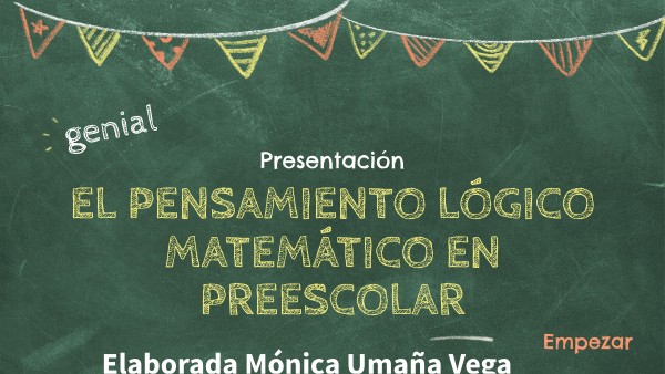Presentación Pensamiento Lógico Matemática | Genially
