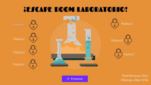 escape room laboratorio | Genially