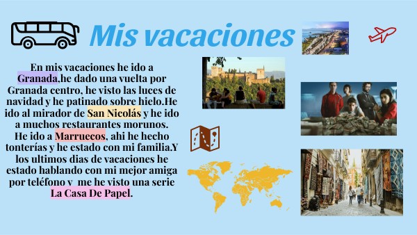 Mis Vacaciones | Genially