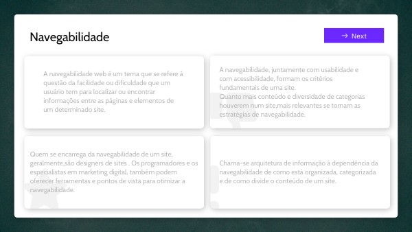 Navegabilidade Carlos