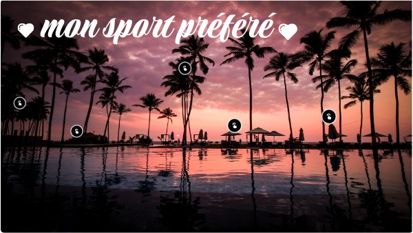 Mon sport préféré | Genially