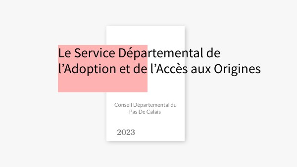 Présentation moderne