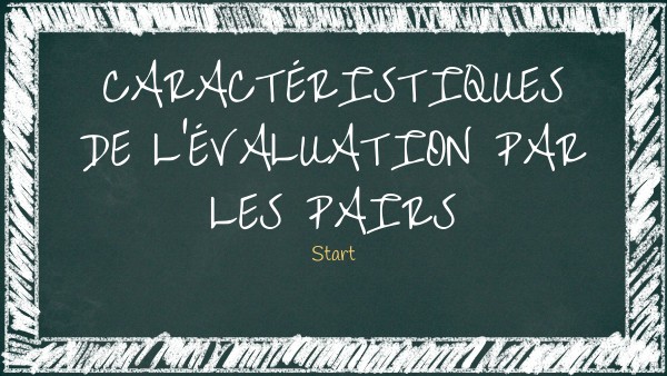 Evaluation par les pairs | Genially