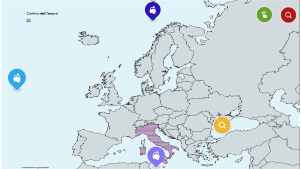 School world map | Genially